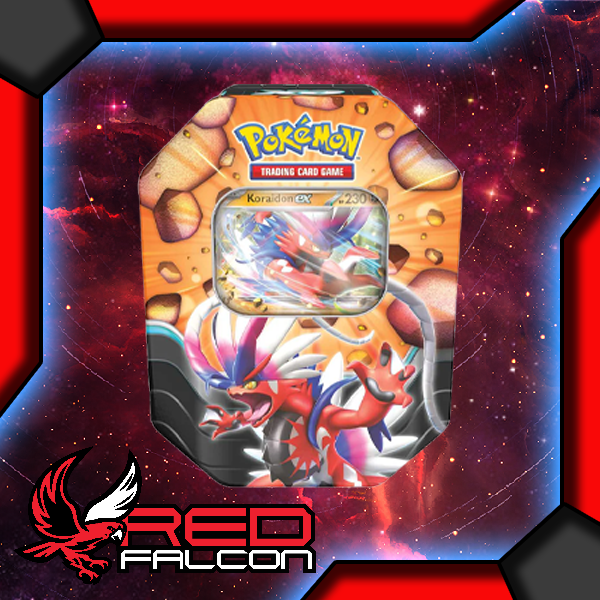 Pokémon TCG: Slashing Legends Tin - Koraidon EX – Red Falcon TCG